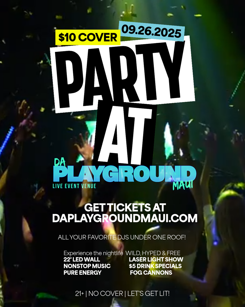 ALL EVENTS at da Playground Maui Nightlife, Live Music & Entertainment